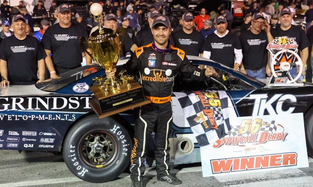 Ty Majeski wins dramatic Snowball Derby Stock Car race