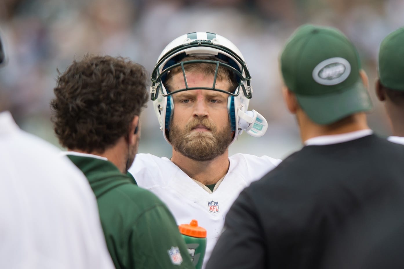 Jets GM: 'I have no regrets' about re-signing Ryan Fitzpatrick