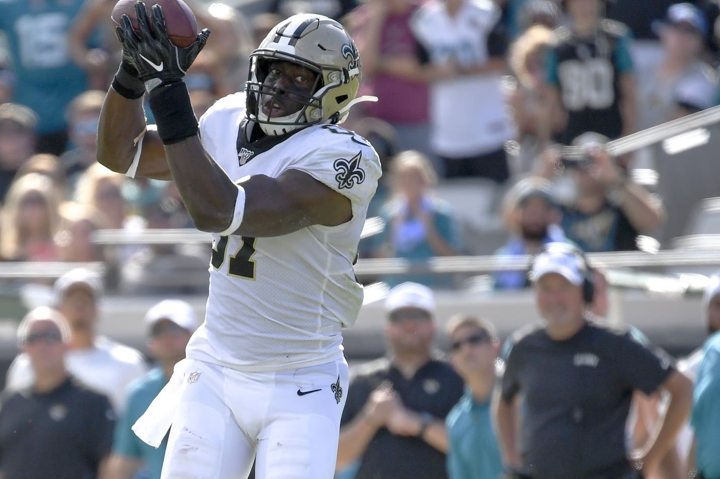 WATCH: Jared Cook scorches Titans for 61-yard revenge TD