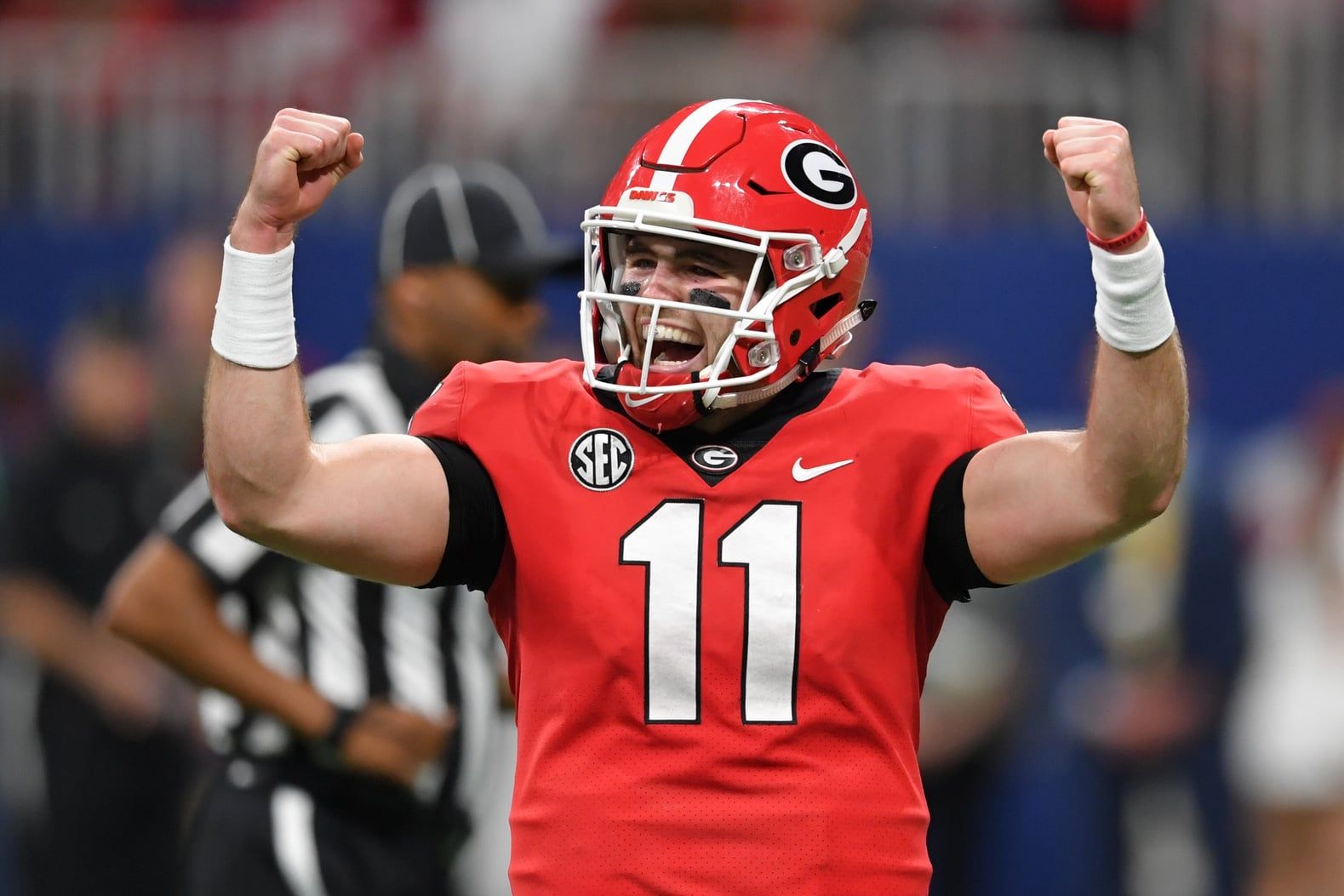 WATCH: Jake Fromm, Riley Ridley roast 'Bama with incredible TD