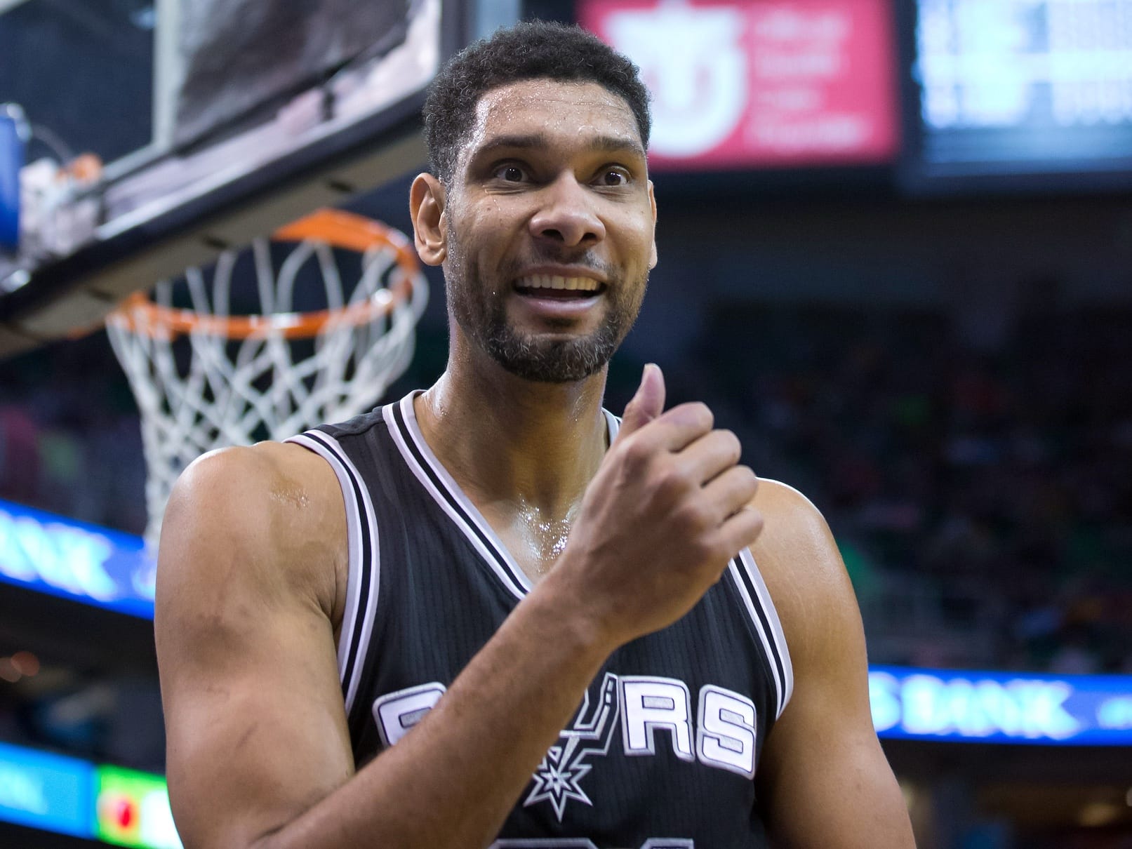 Tim Duncan started playing basketball because of fear of sharks