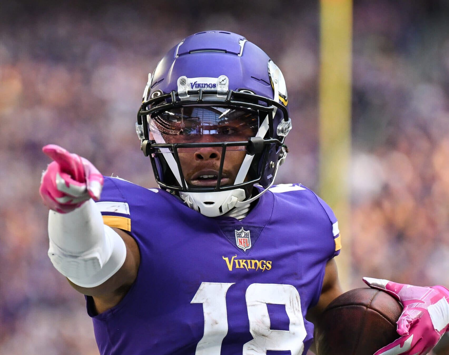 Vikings star Justin Jefferson passed Randy Moss and Odell Beckham on NFL record books in Week 10