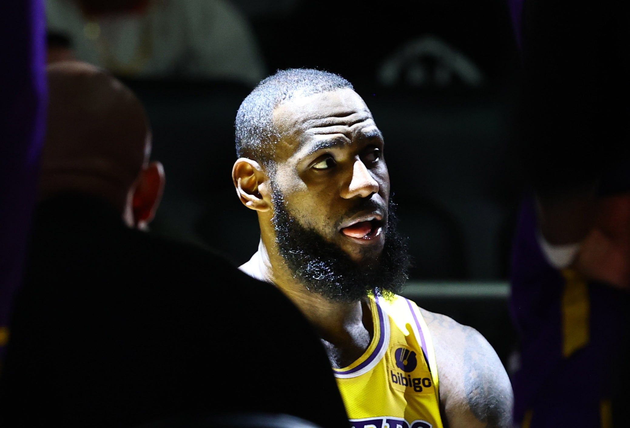 LeBron James' questioning his future with the Los Angeles Lakers