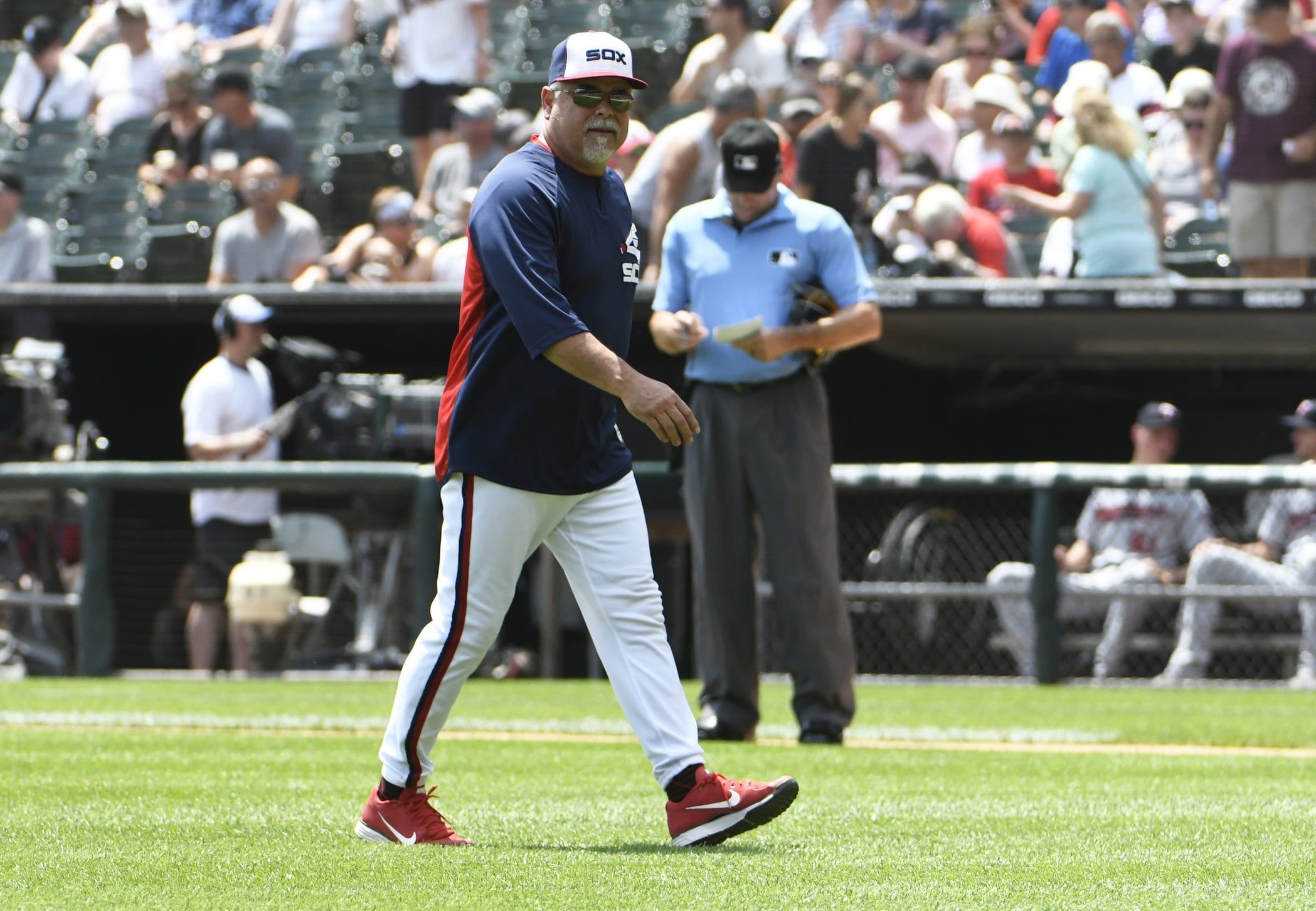 Rick Renteria ejected for sixth time this year after arguing with Angel ...