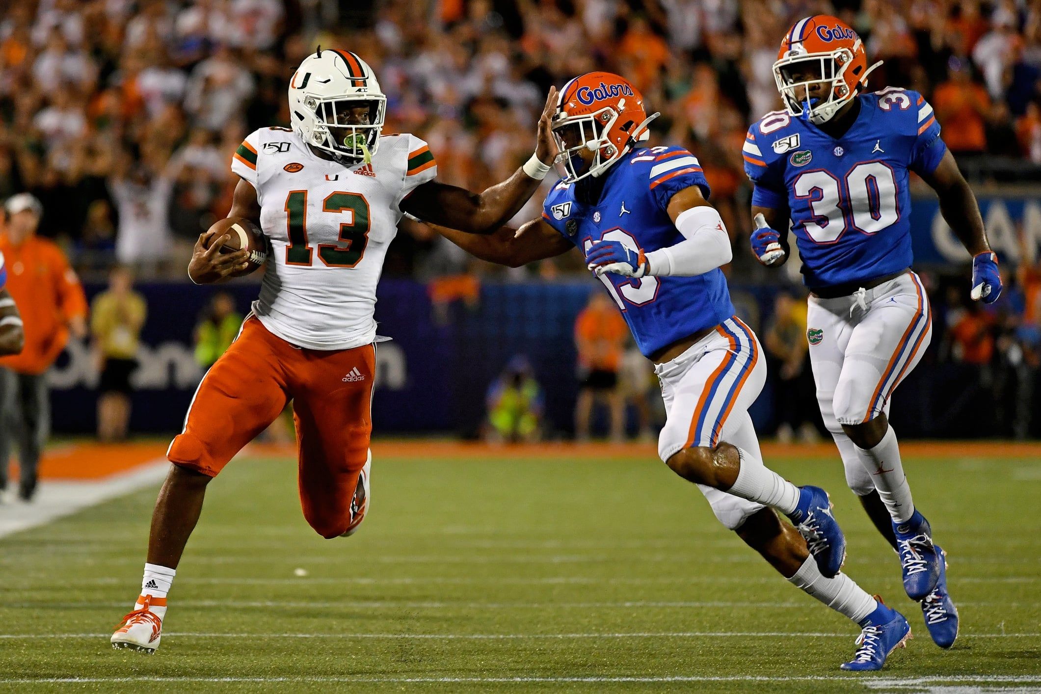 WATCH: DeeJay Dallas goes Beast Mode on Florida scoring 50-yard go-ahead TD