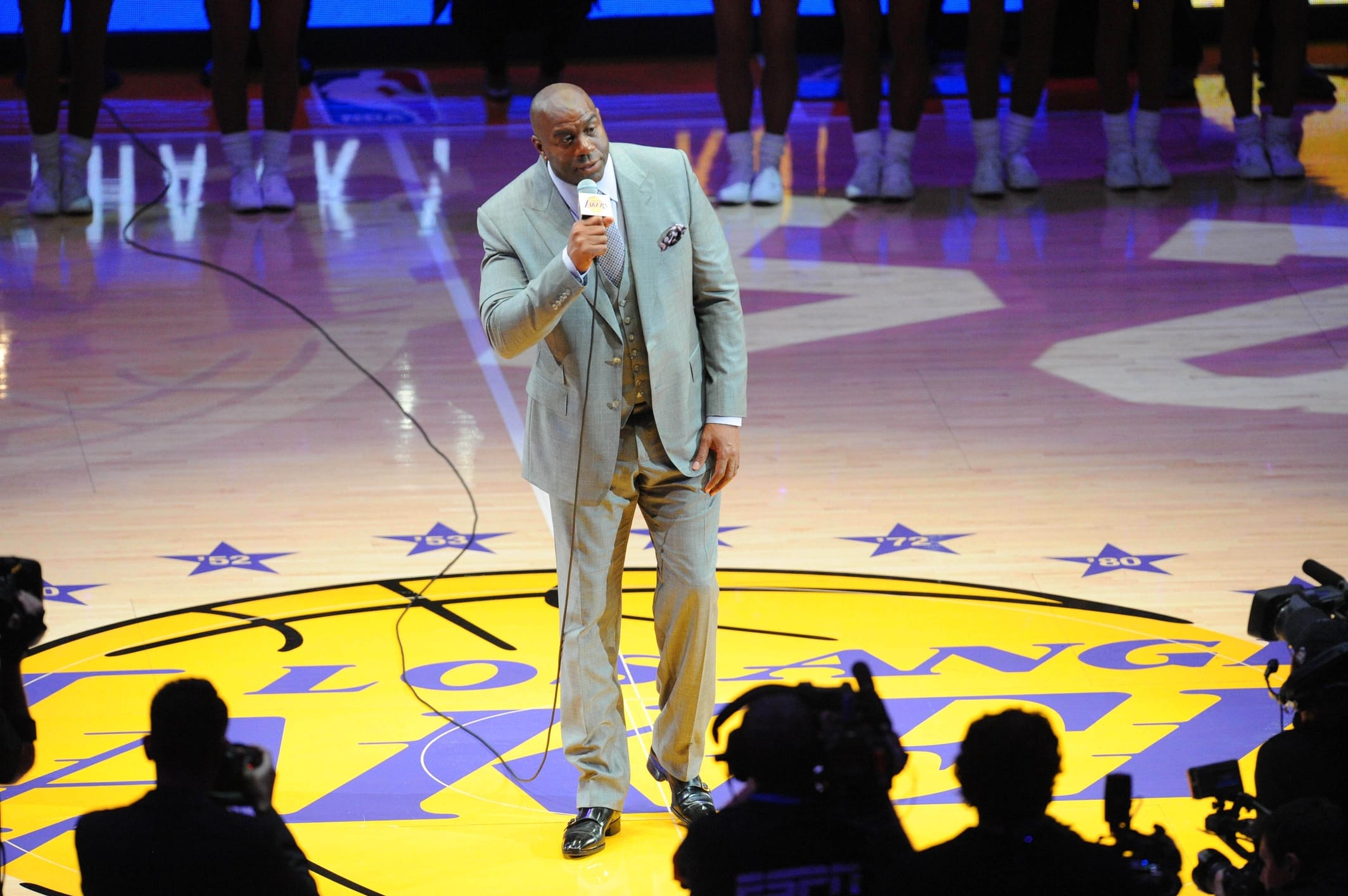 Magic Johnson will represent the Lakers at NBA Draft Lottery