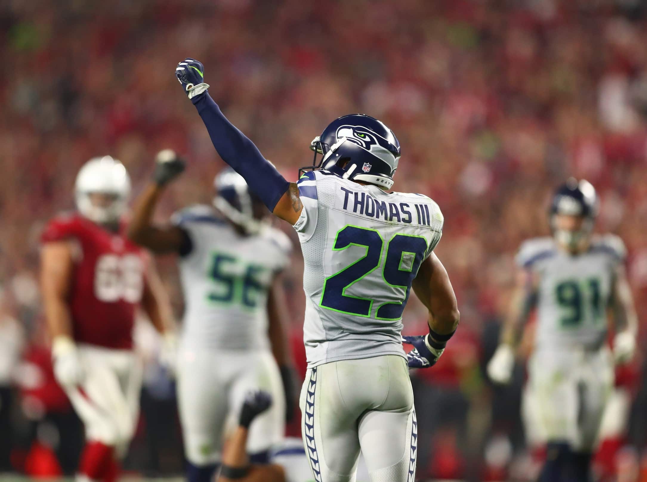 WATCH: Earl Thomas picks off Case Keenum, days after reporting to Seahawks