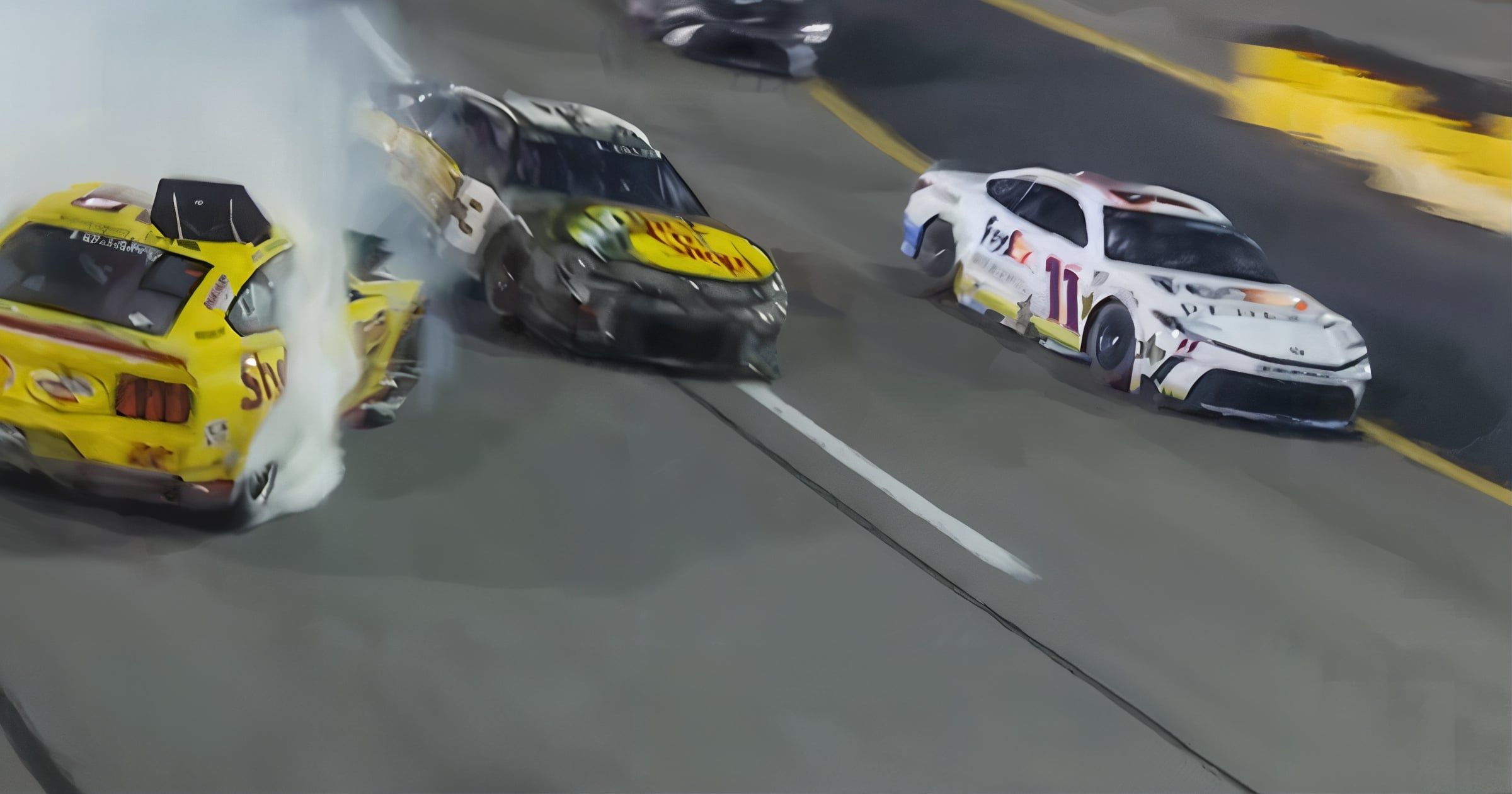 Austin Dillon scores shock NASCAR win after crashing Joey Logano, Denny ...