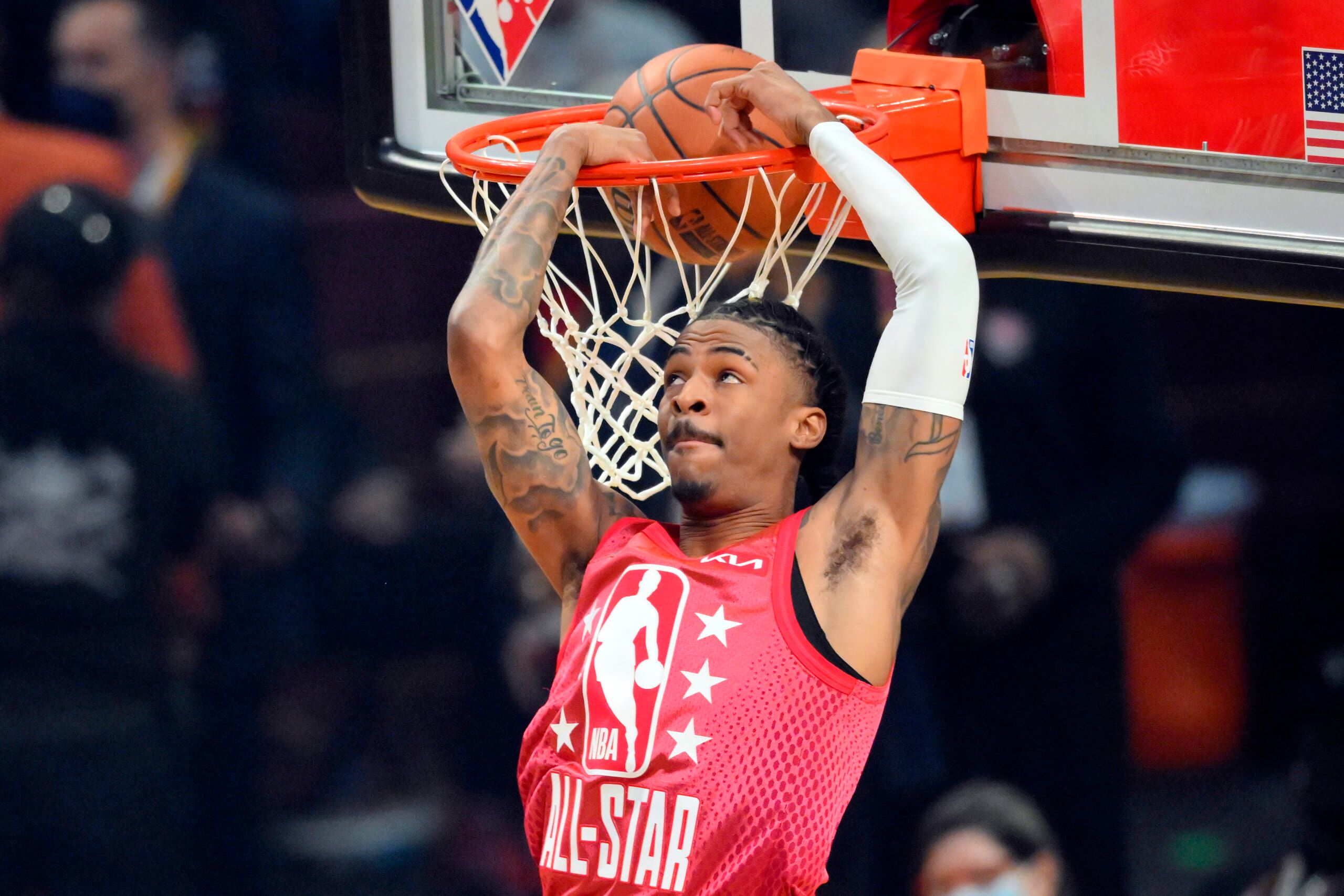 WATCH: Ja Morant throws down filthy alley-oop in NBA All-Star Game