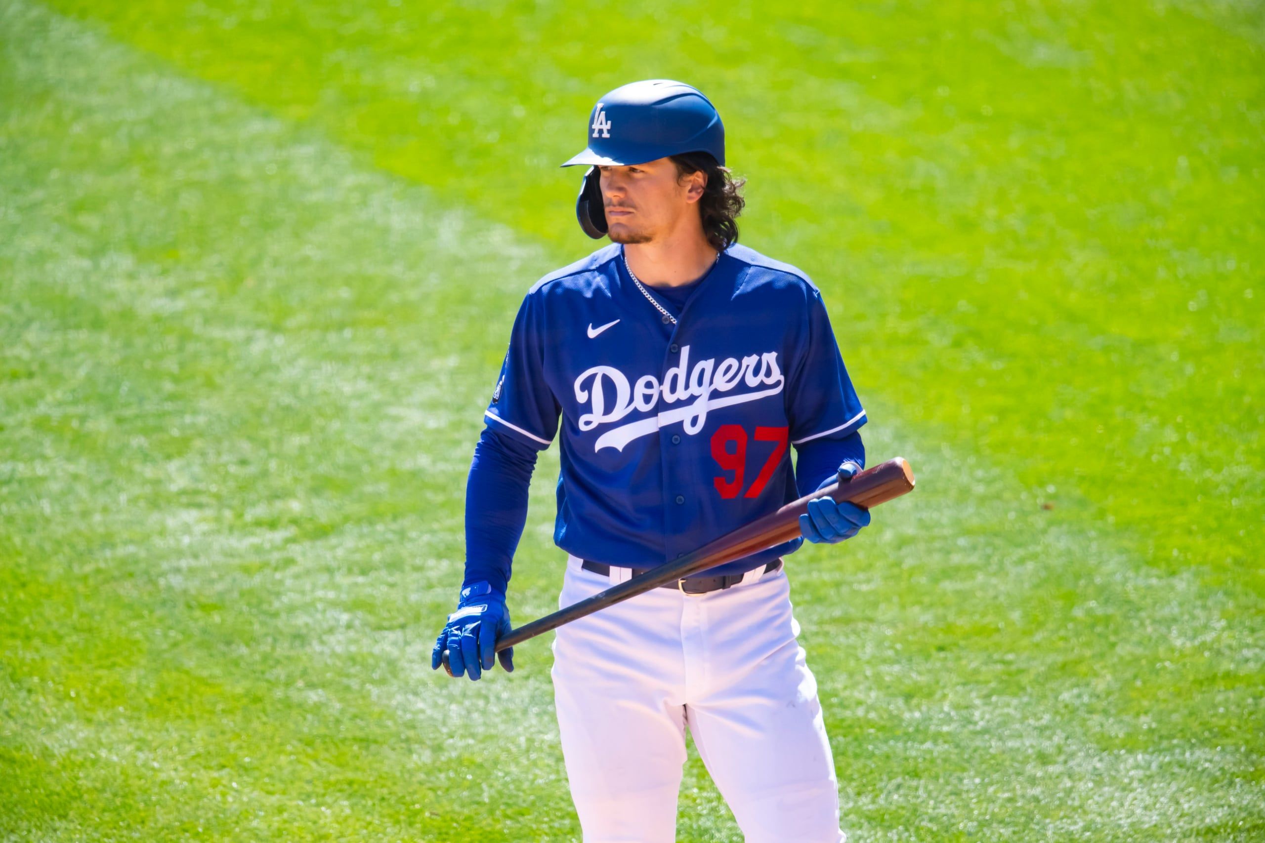 Los Angeles Dodgers prospect James Outman hits HR in first MLB at-bat