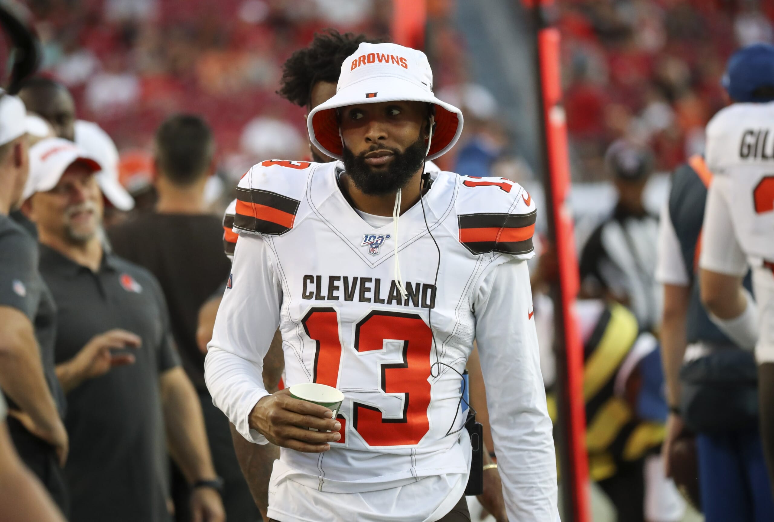 LOOK: Odell Beckham Jr unveils custom Rolls-Royce at practice