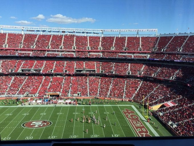 LOOK: Levi's Stadium pretty much empty for 49ers game