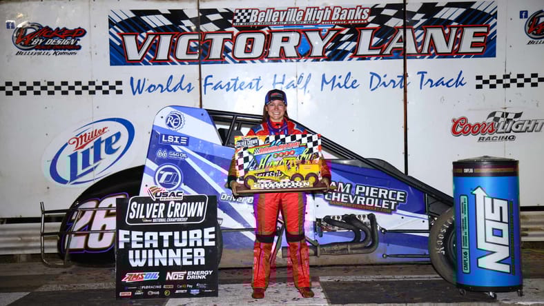 Kaylee Bryson makes history as first woman to win a USAC national ...