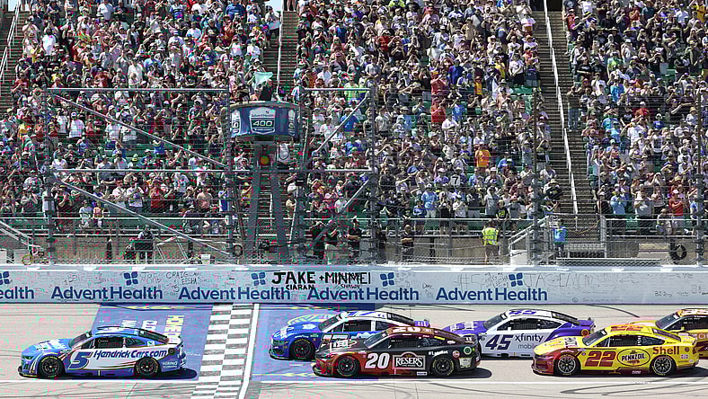 NASCAR results today: Kyle Larson is AdventHealth 400 winner, Kansas ...
