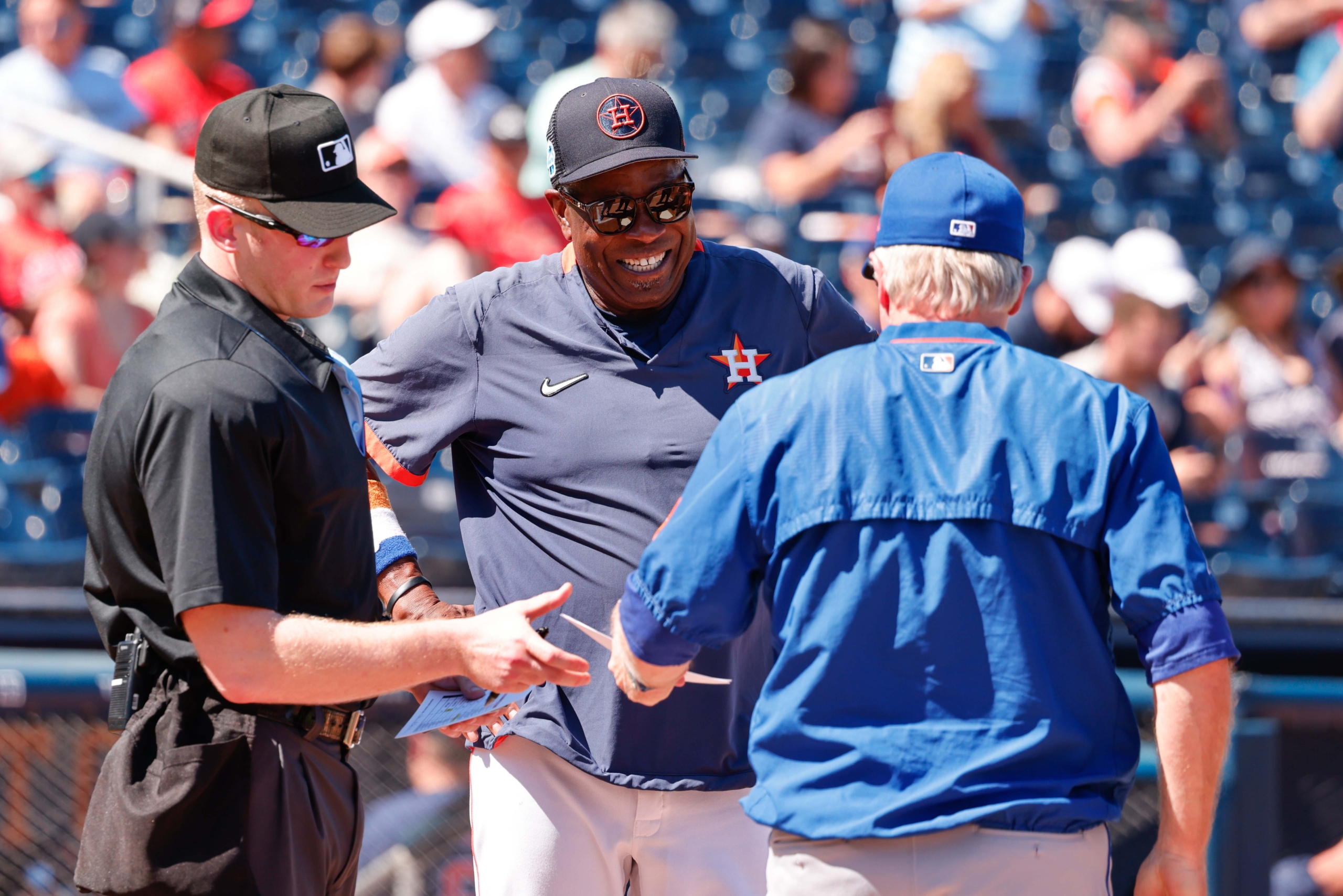 Dusty Baker managing to navigate MLB's new rule changes