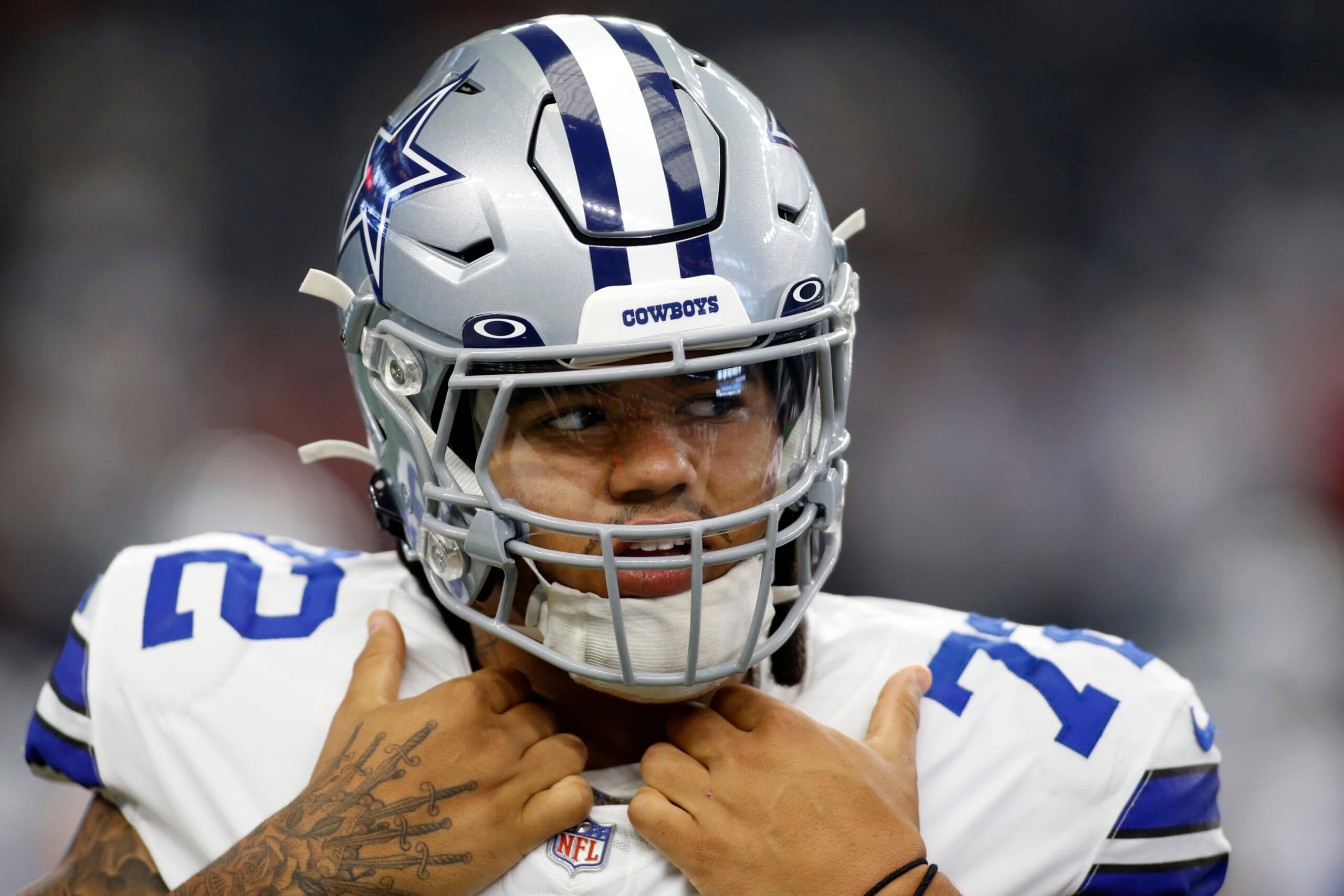 Dallas Cowboys' Trysten Hill suspended two games for post-game punch