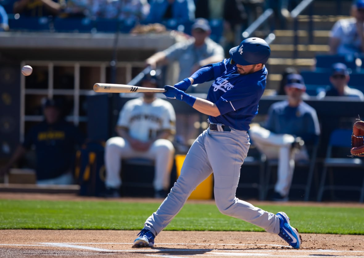 Los Angeles Dodgers' Gavin Lux carted off field after ugly injury ...
