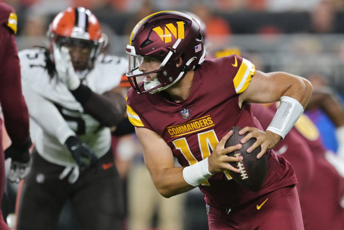 Washington Commanders QB Sam Howell off to a strong start, earns praise ...