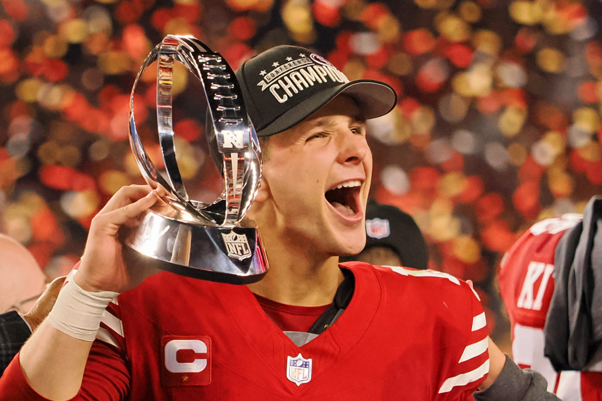 San Francisco 49ers star Brock Purdy talks NFL quarterback contracts ...