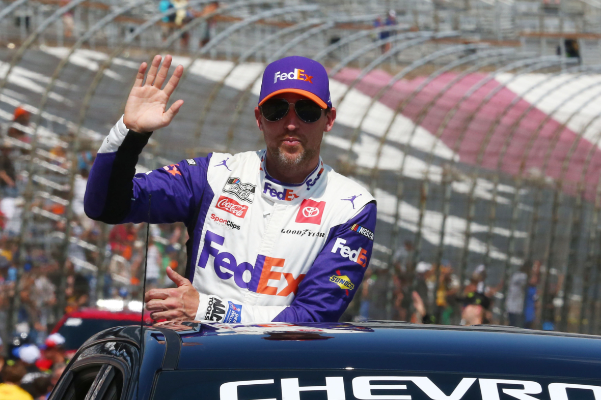 Denny Hamlin, Marcus Smith engage in late night Twitter spat