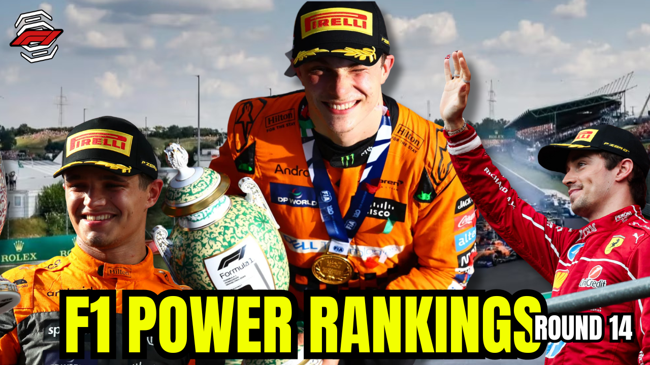 F1 Power Rankings 2025: Top 10 Ahead of Hungarian Grand Prix
