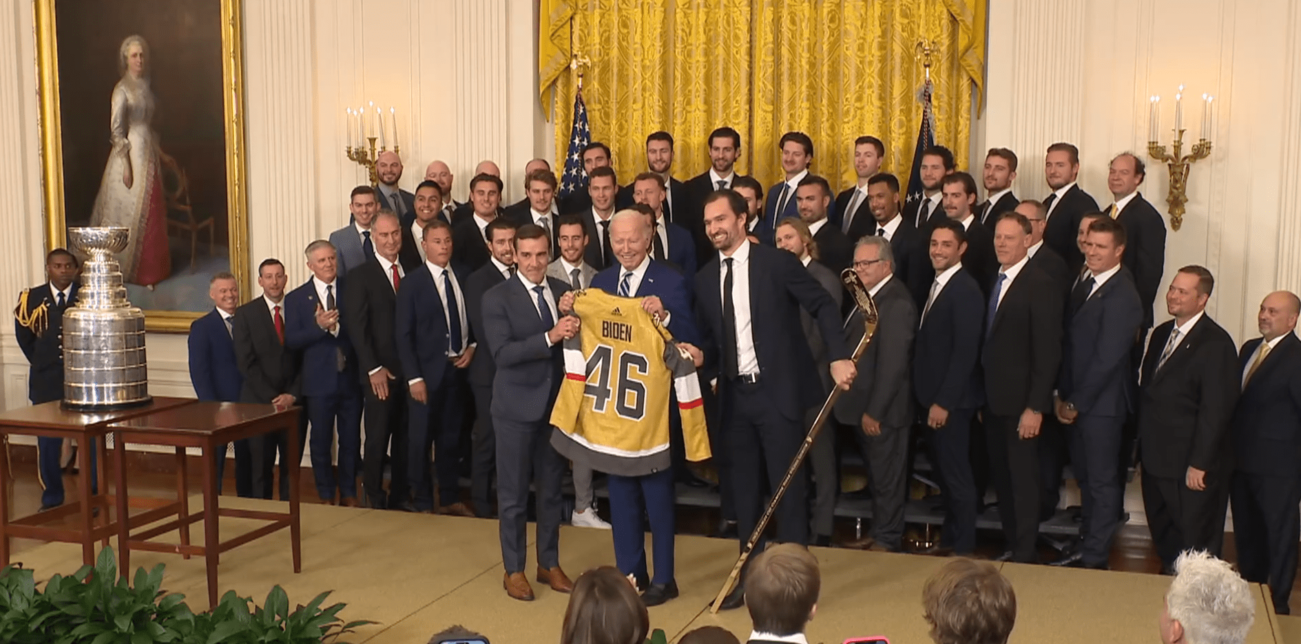 Vegas Golden Knights Honored at White House by President Joe Biden